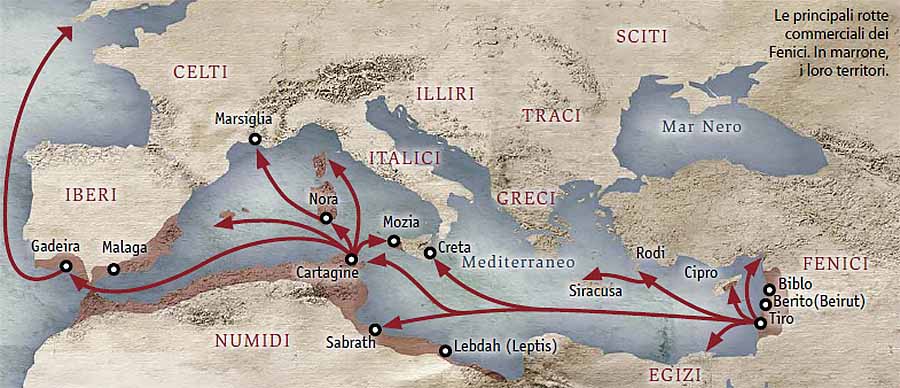 Antiche civiltà: i Fenici il popolo del mare - Mysteria